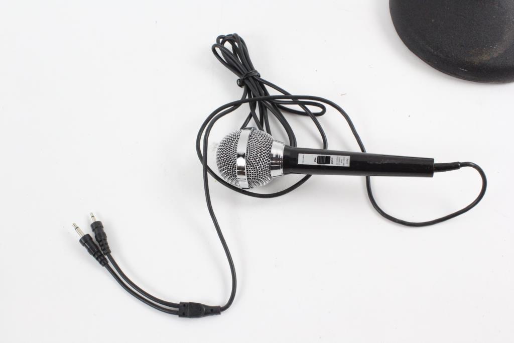 Realistic Microphone And Microphone Stand | Property Room