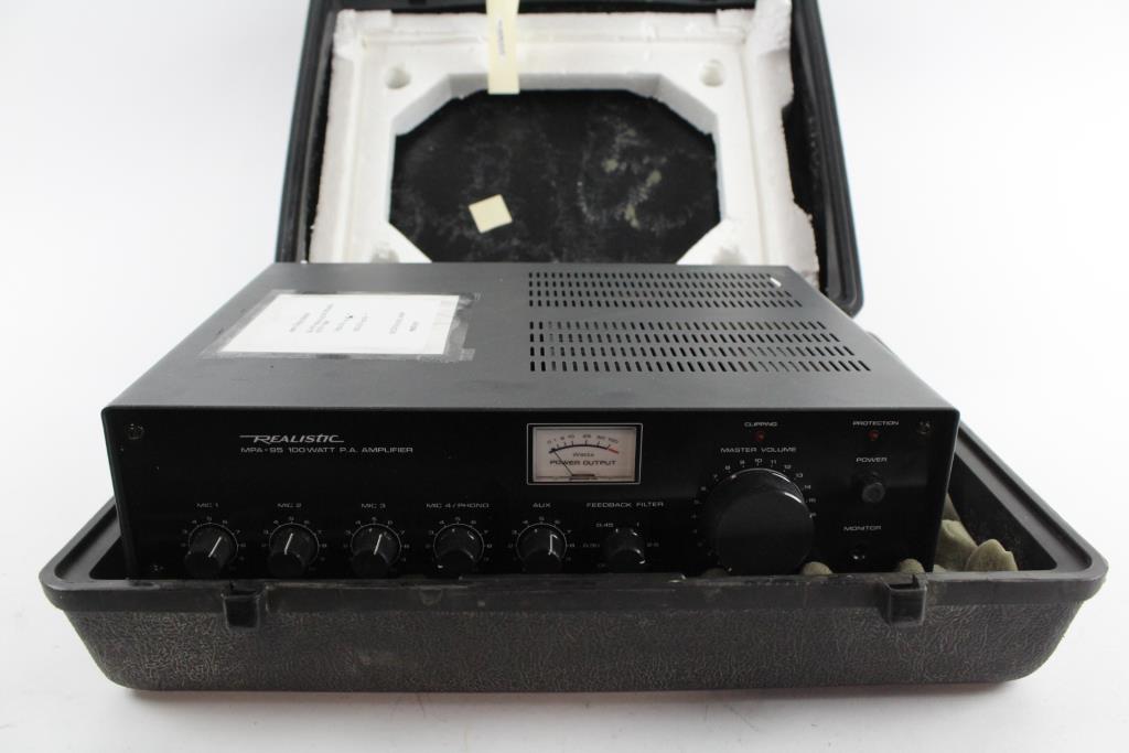 Realistic P.A. Amplifier | Property Room
