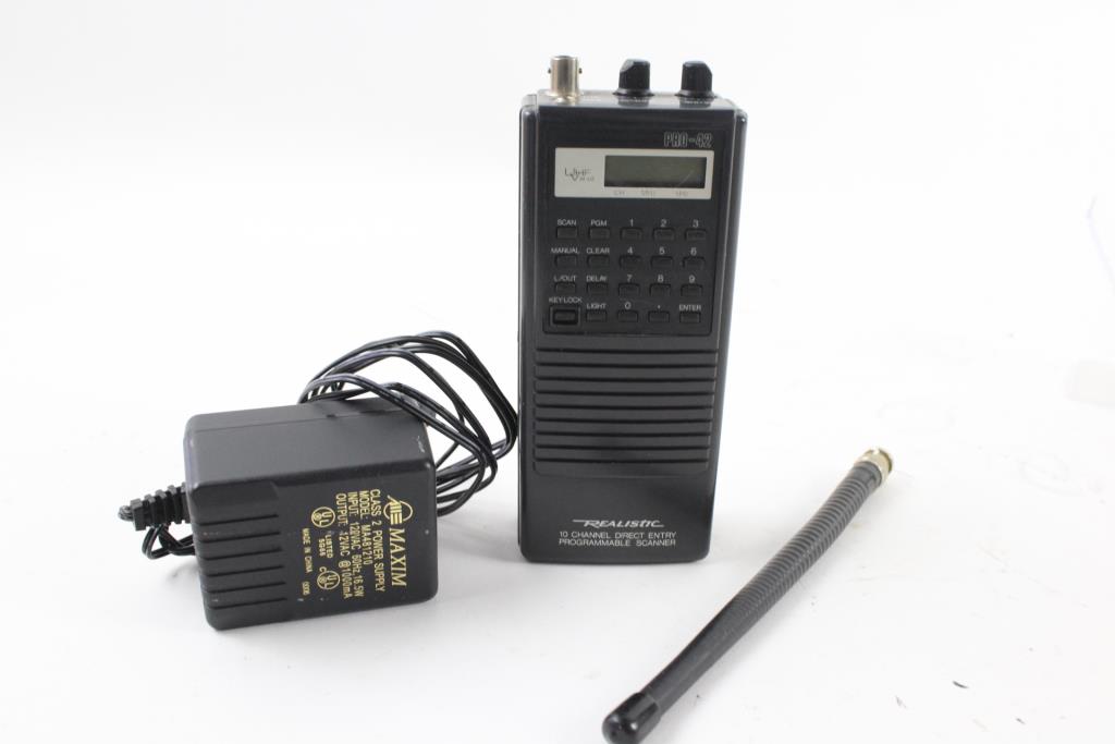 Realistic Scanning Receiver And Maxim Power Supply, 2 Pieces | Property ...