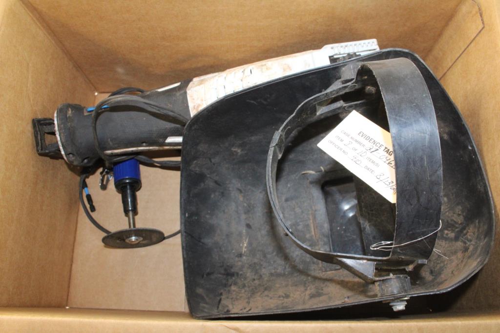 Reciprocating Saw, Welding Mask & More Tools, 5 Pieces | Property Room