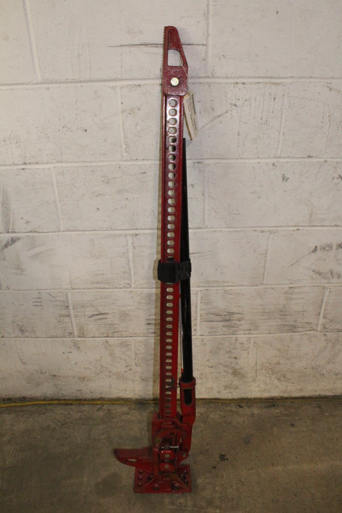 Red High Jack Lift | Property Room