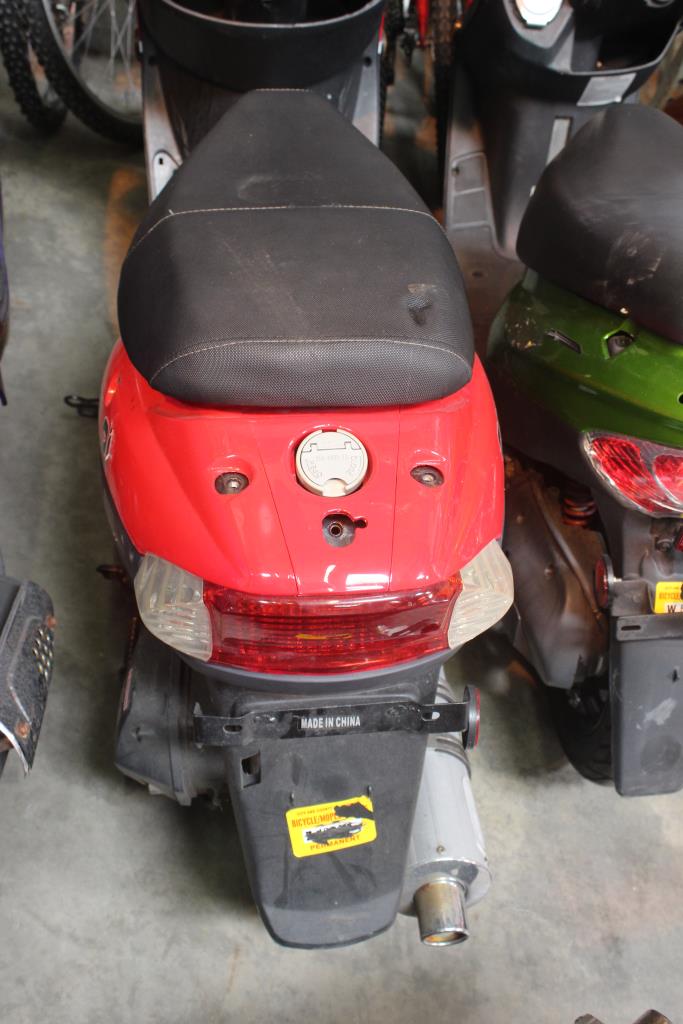 Red Jonway Moped | Property Room