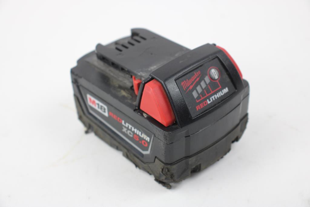 Red Milwaukee Red Lithium M18 XC 5.0 | Property Room