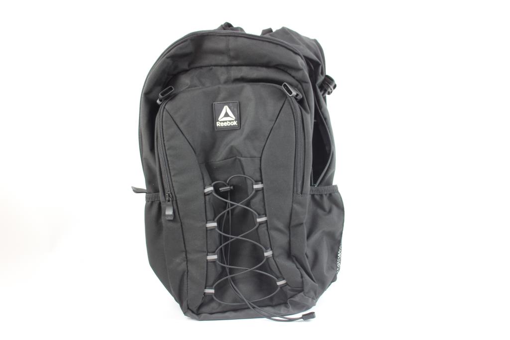 Reebok Adult Roman Bungee Backpack, Black | Property Room