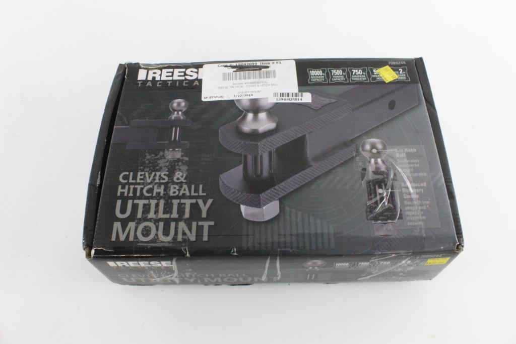 Reese Tactical Clevis & Hitch Ball Utility Mount | Property Room