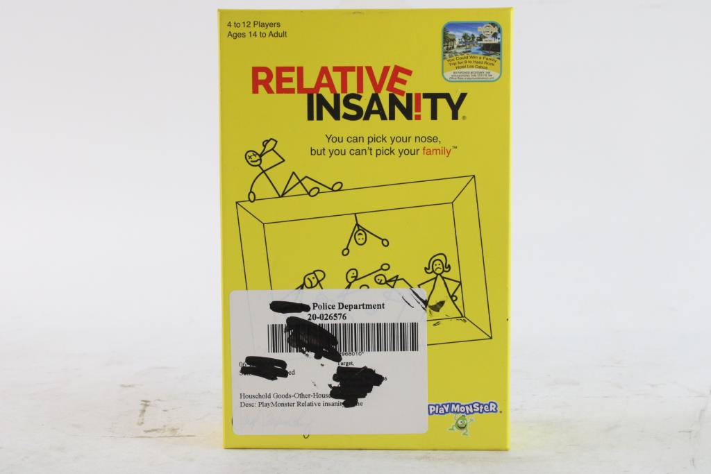 Relative Insanity Game | Property Room