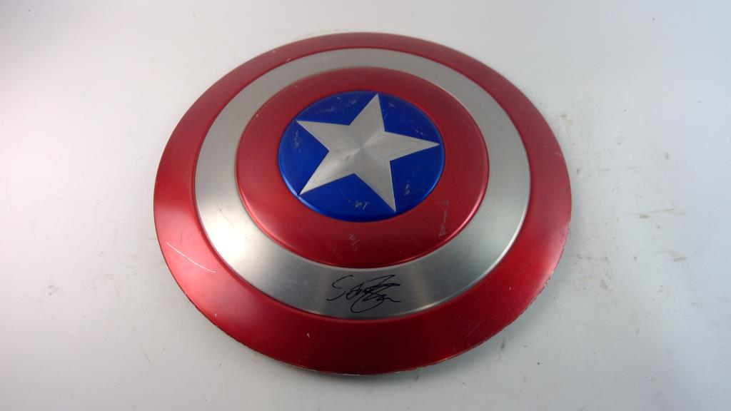 Replica Captain America Shield, Unknown Signature | Property Room