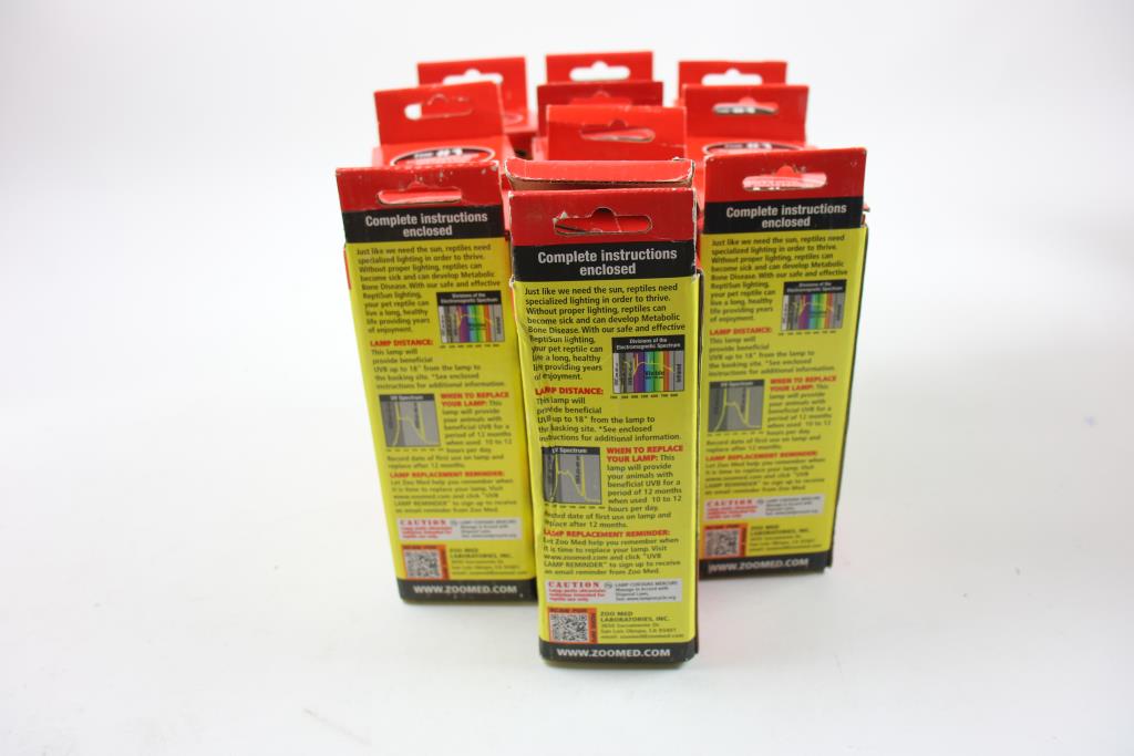 Reptisun 10.0 UVB Desert Fluorescent Lamp Lot, 10 Pieces | Property Room