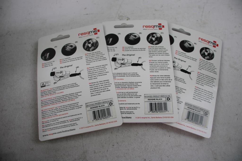 Resqme Quick Car Escape Tool, 3 Pieces | Property Room