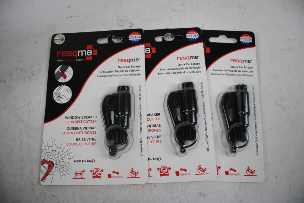 Resqme Quick Car Escape Tool, 3 Pieces | Property Room