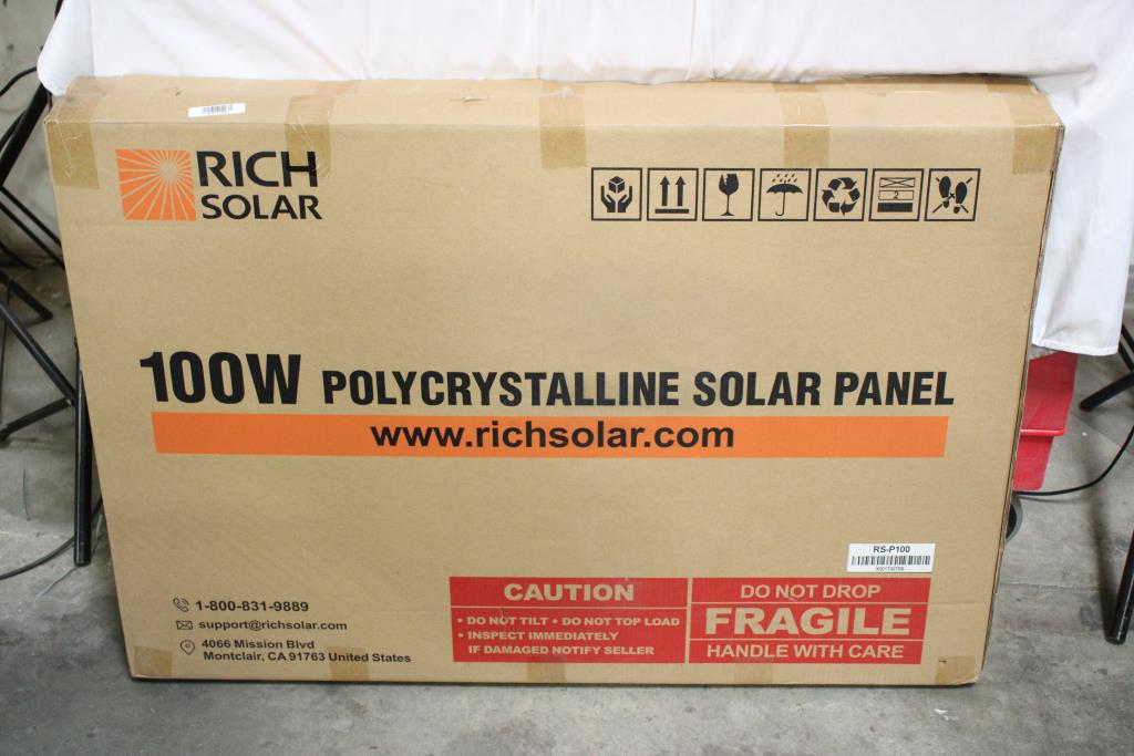 Rich Solar 100W Polycrystalline Solar Panel | Property Room