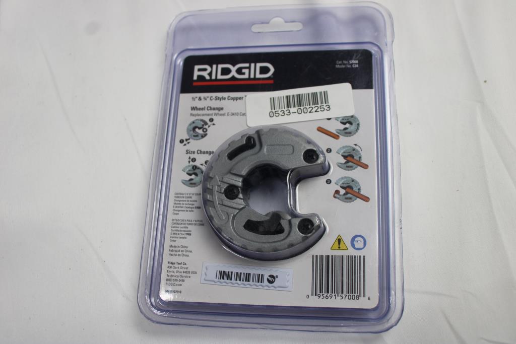 Ridgid 1/2" & 3/4" C-Style Copper Tubing Cutter | Property Room
