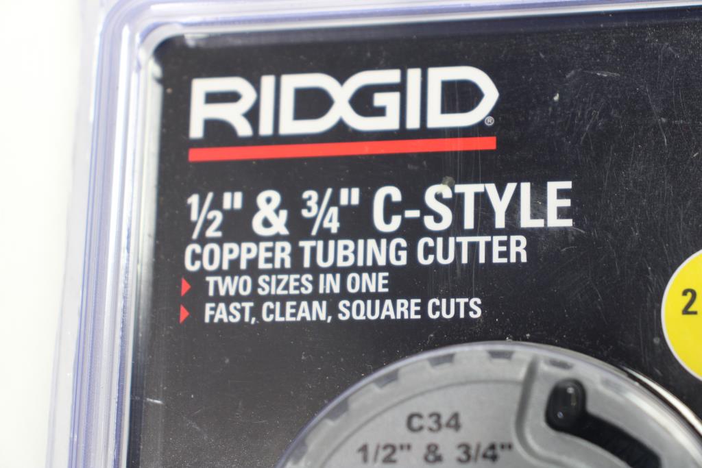 Ridgid 1/2" & 3/4" C-Style Copper Tubing Cutter | Property Room