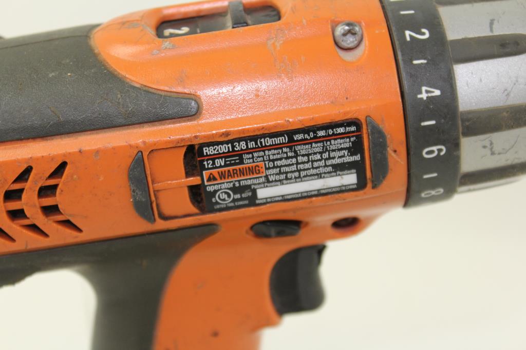 Ridgid 12V Lithium-Ion Cordless Drill/Driver With Battery (Needs To Be ...
