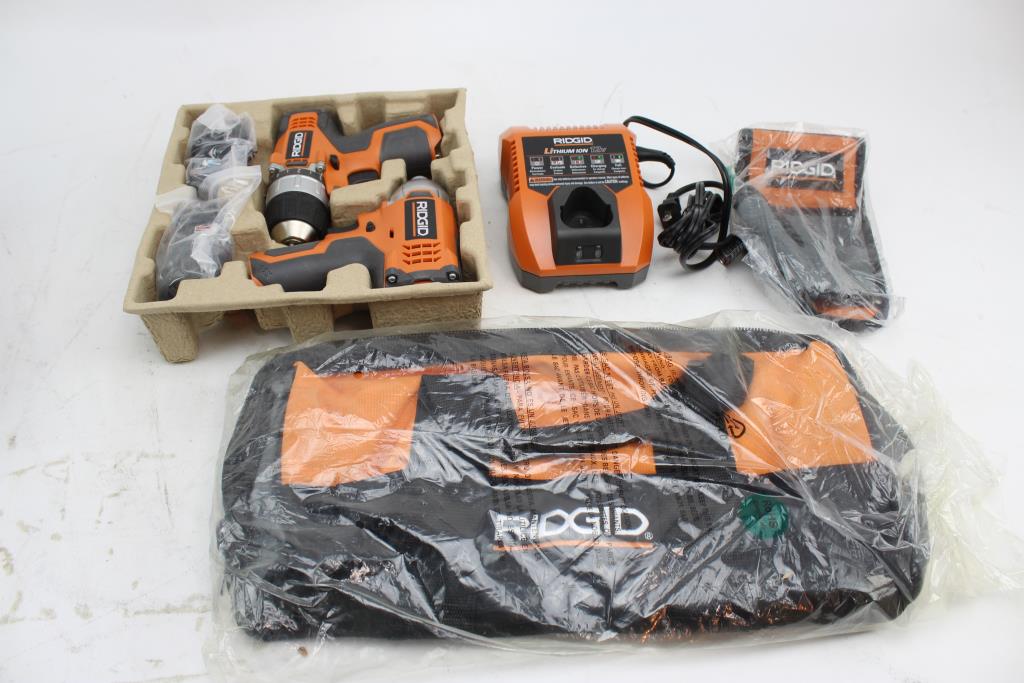 Ridgid 12V Lithium-Ion Drill And Impact Driver Combo (Model R9002 ...