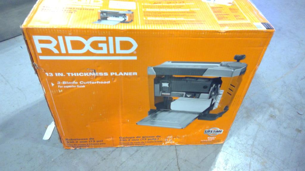 Ridgid 13" Thickness Paner | Property Room