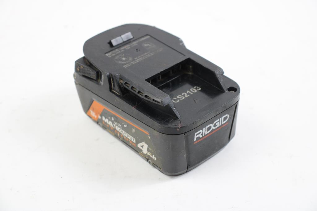Ridgid 18v 4Ah Battery Pack | Property Room