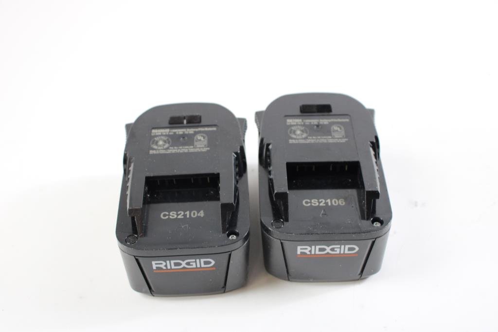Ridgid 18V Battery Packs | Property Room