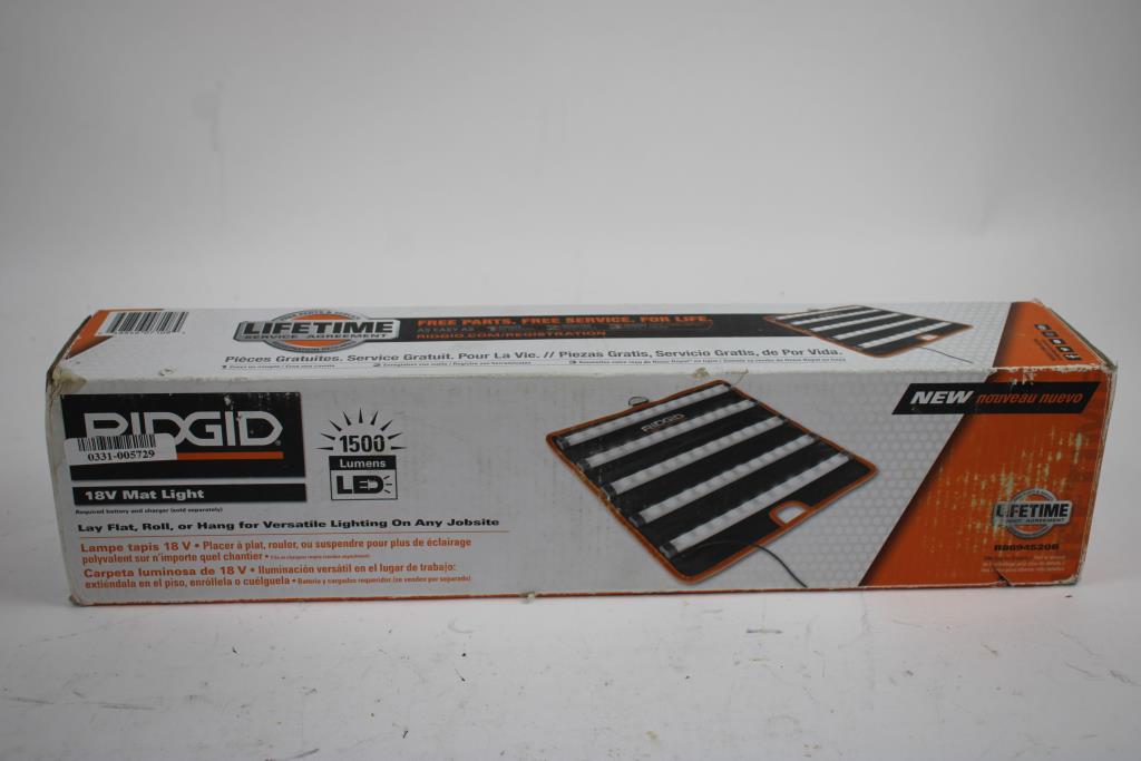 Ridgid 18V Mat Light, R8694520B | Property Room