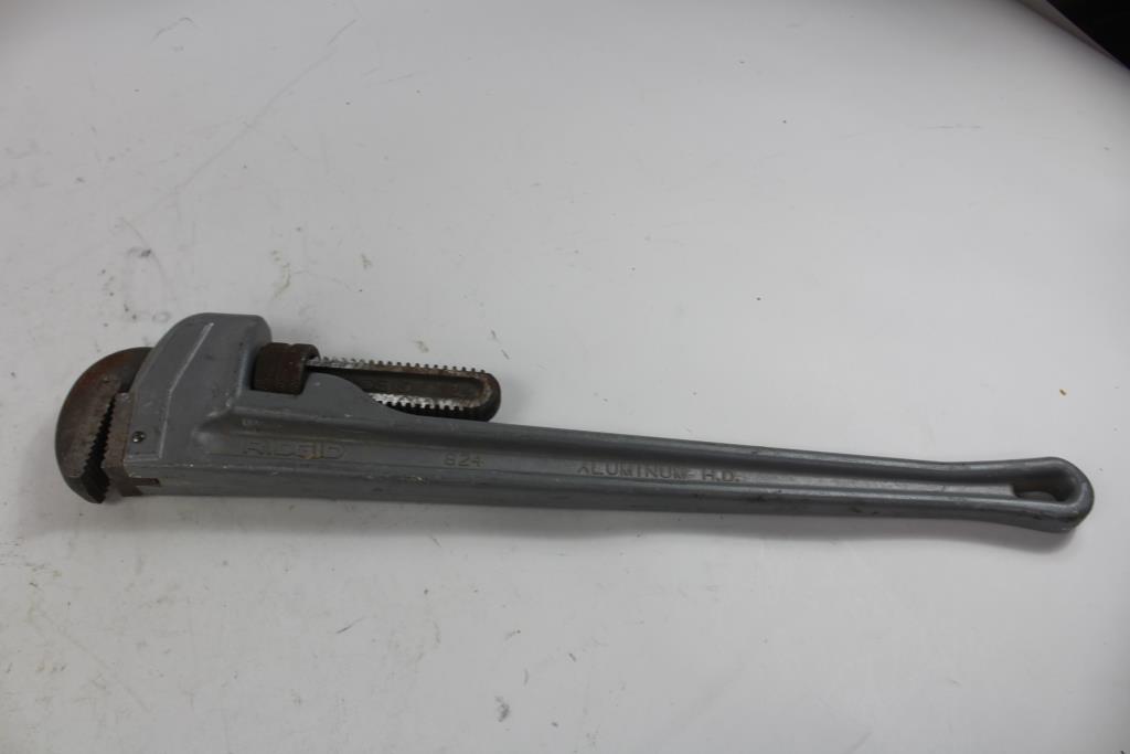 RIdgid 24 In. Model 824 Aluminum Straight Pipe Wrench | Property Room