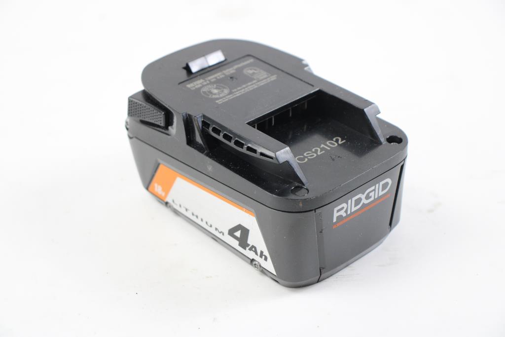 Ridgid 4Ah Battery Pack | Property Room