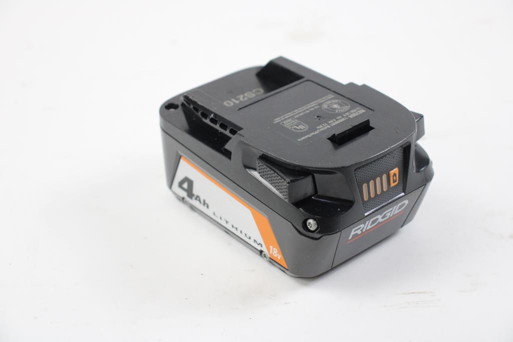 Ridgid 4Ah Battery Pack | Property Room