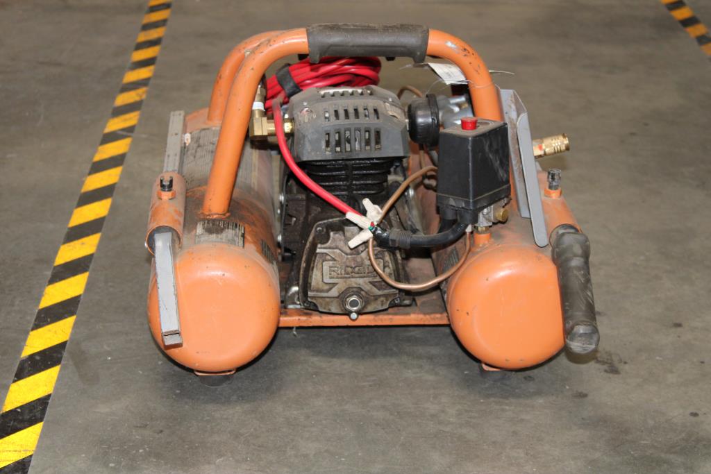 Ridgid 5 Gallon Mini Wheel Barrow Air Compressor | Property Room