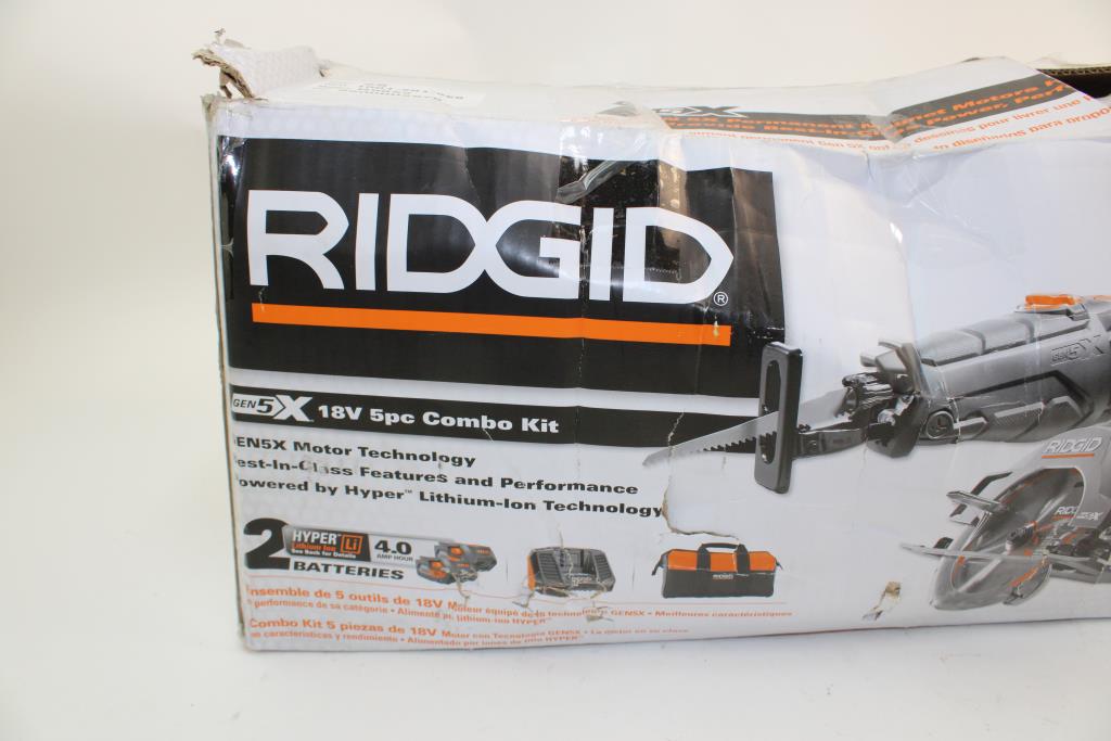 Ridgid 5pc Combo Kit | Property Room