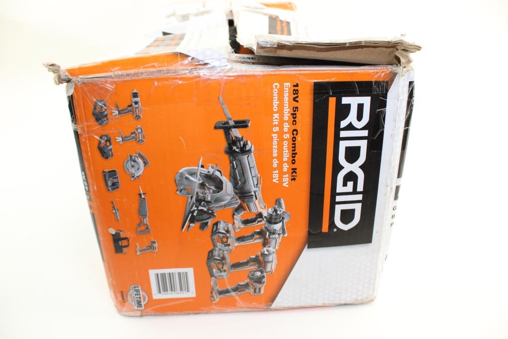 Ridgid 5pc Combo Kit | Property Room