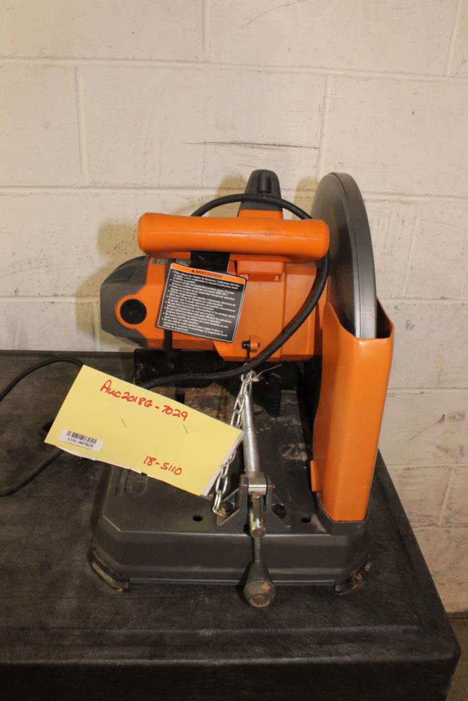 Ridgid Abrasive Cut-Off Machine | Property Room