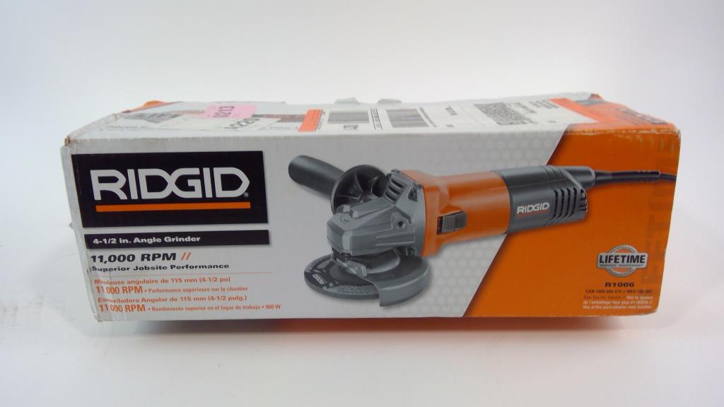 Ridgid Angle Grinder | Property Room