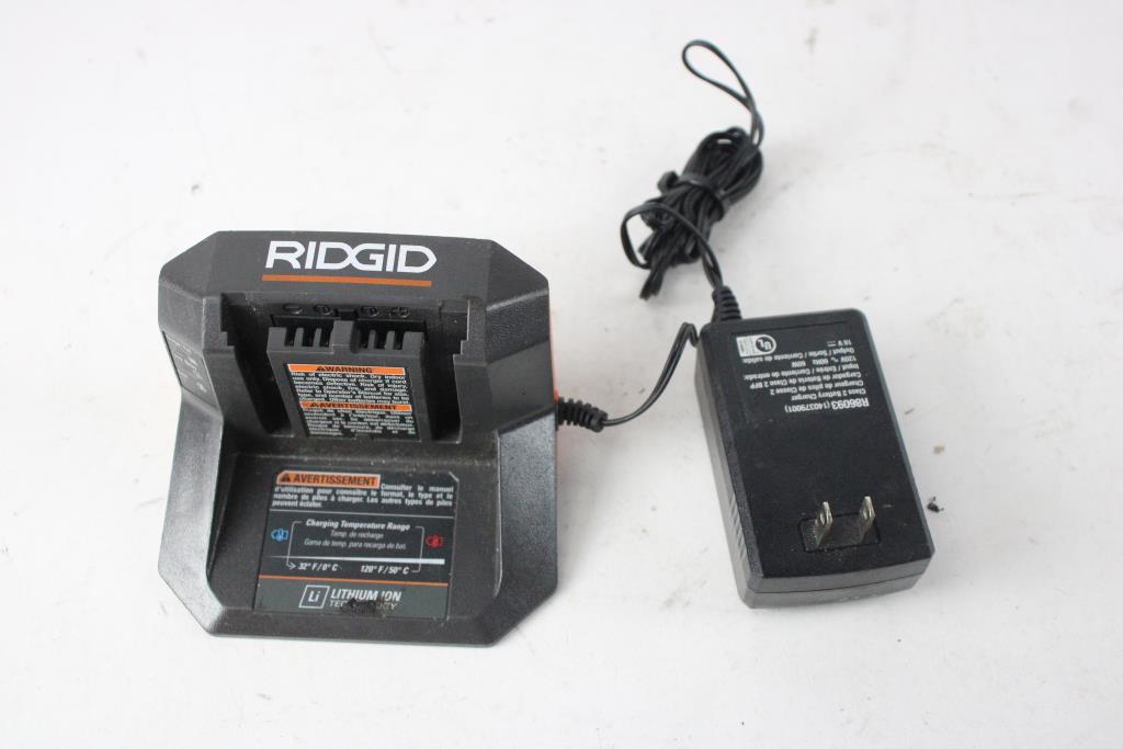Ridgid Battery Charger, R86093 | Property Room