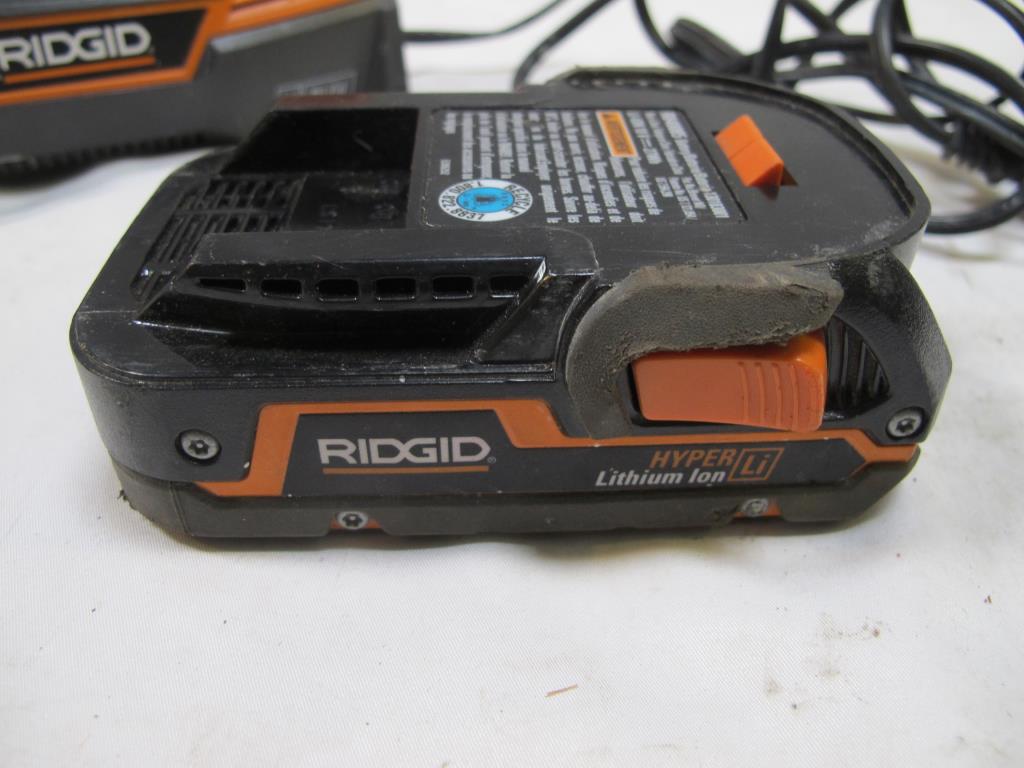 Ridgid Battery Packs W/charger | Property Room