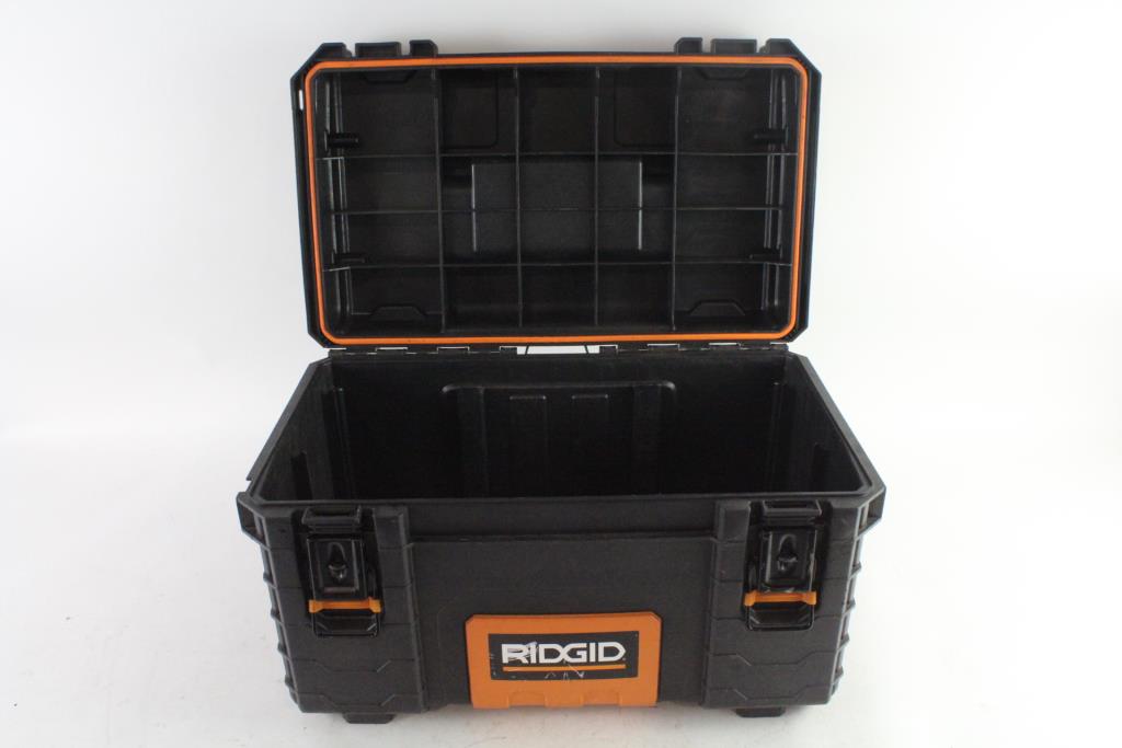 Ridgid Black Plastic Tool Box | Property Room