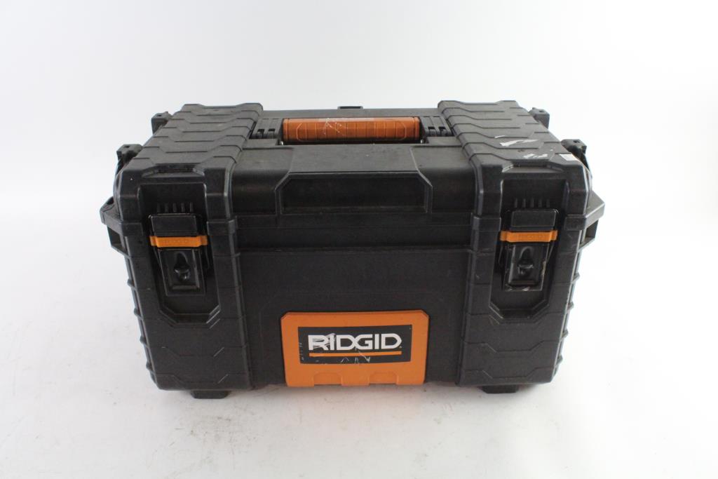 Ridgid Black Plastic Tool Box | Property Room
