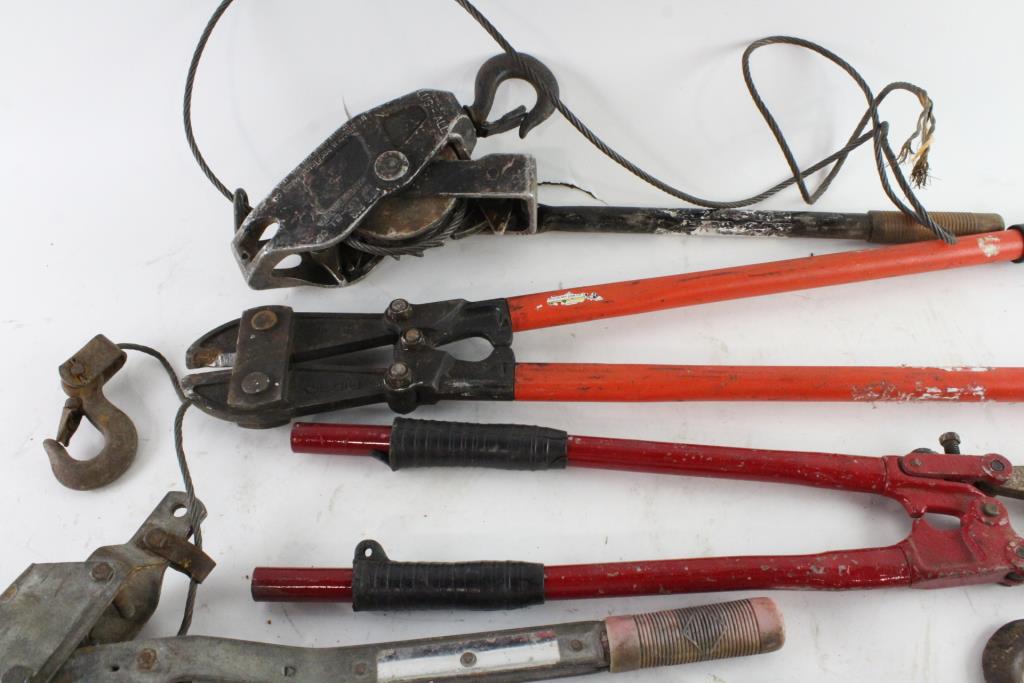 Ridgid Bolt Cutters And More, 5 Pieces | Property Room