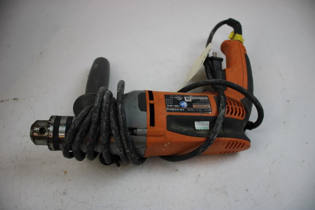 Ridgid Corded Heavy Duty Reversible Drill, R7111 | Property Room