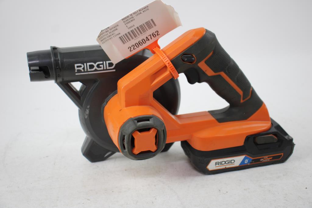 Ridgid Cordless Jobsite Blower, R86043 | Property Room