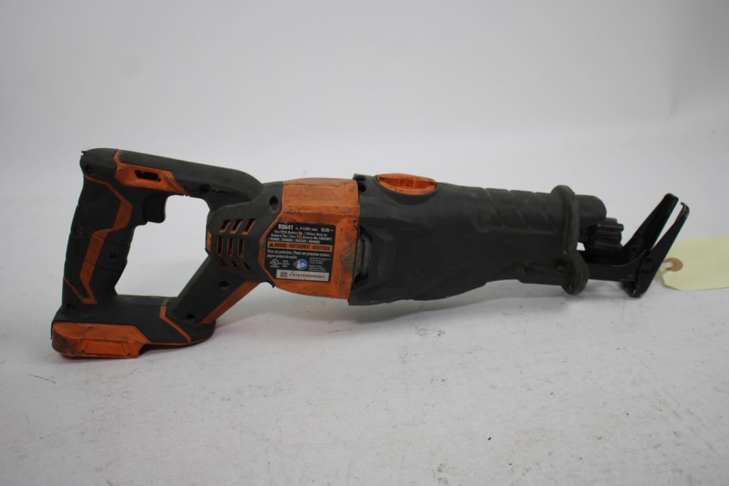 Ridgid Cordless Reciprocating Saw, R8641 | Property Room