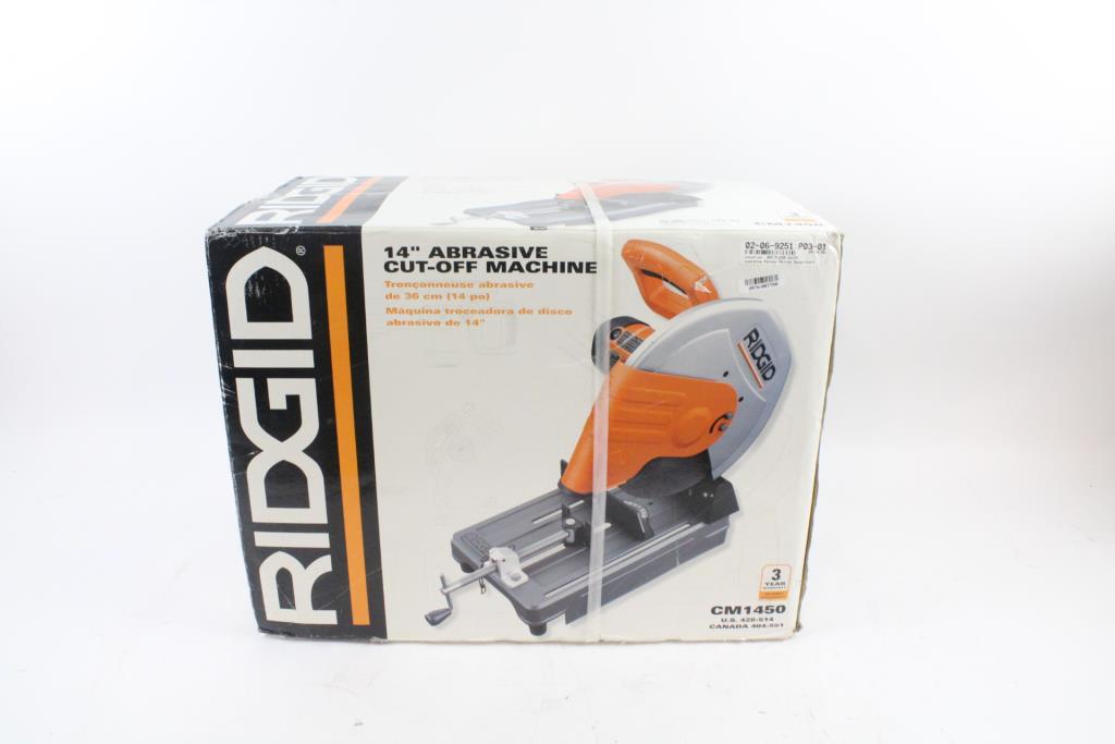 Ridgid Cut-Off Machine | Property Room