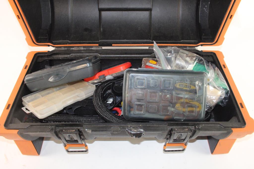 Ridgid Cylinder Toolbox With Tools, 15+ Pieces | Property Room