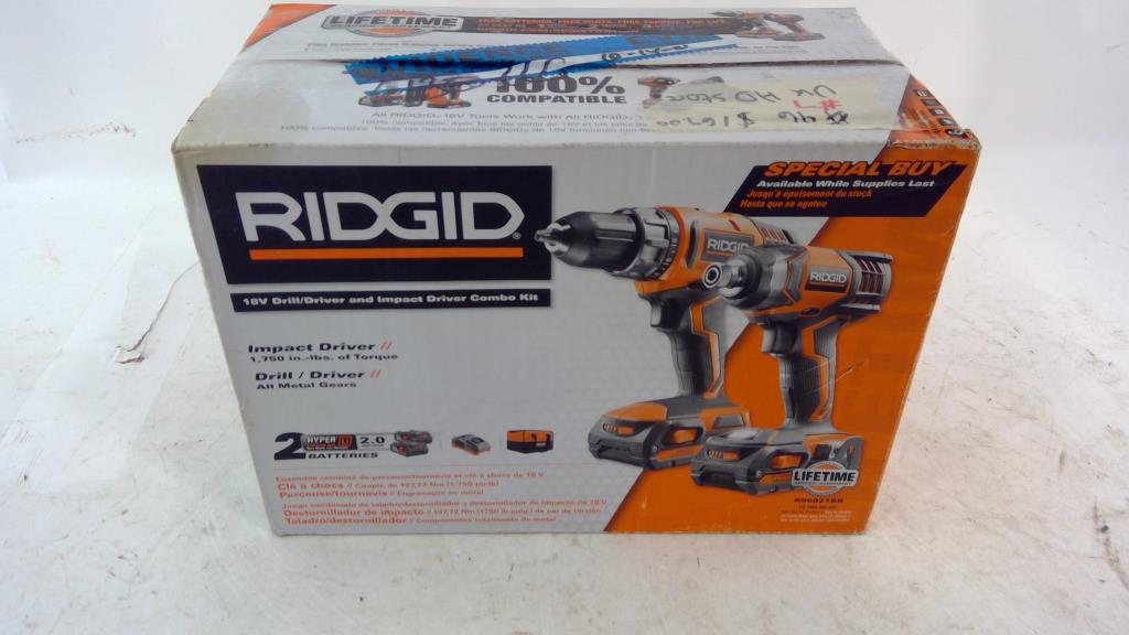 Ridgid Drill/Driver Combo Kit | Property Room