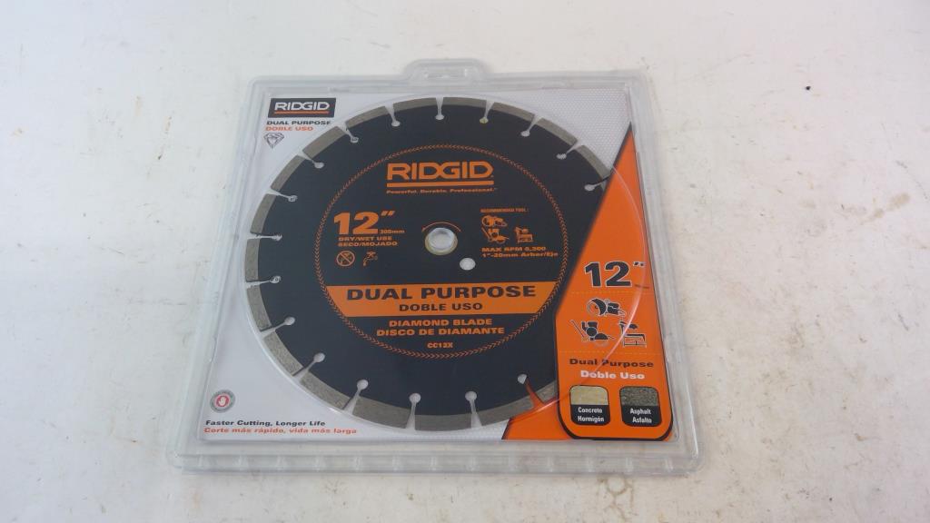 Ridgid Dual Purpouse Doble USO Diamond Blade | Property Room