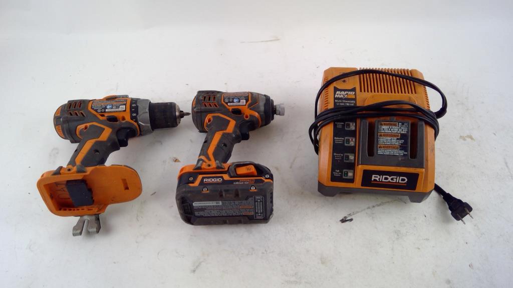Ridgid Impact Driver And More 3 Pieces | Property Room