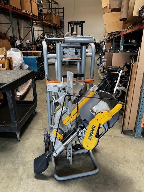 Ridgid Mobile Mitre Saw Stand With DeWalt Mitre Saw | Property Room