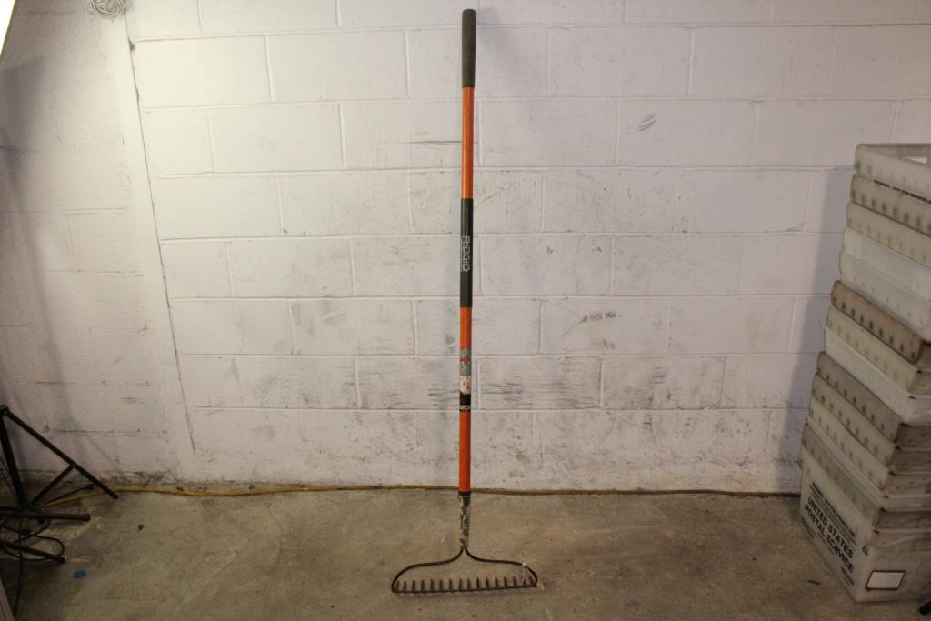 Ridgid Orange Rake | Property Room