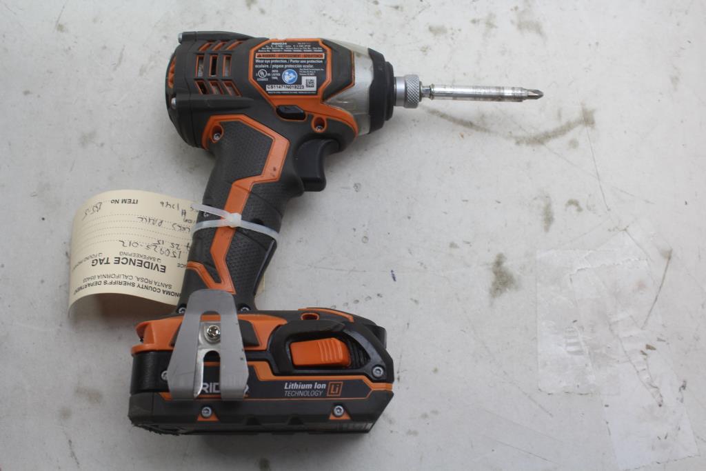 Ridgid R86034 Cordless Drill | Property Room