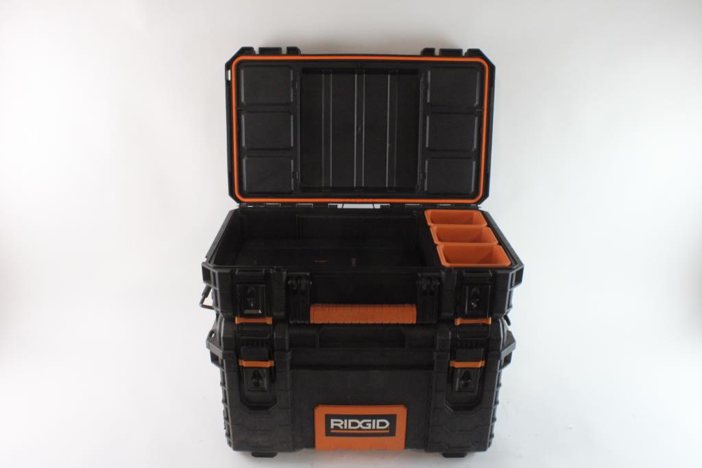 Ridgid Rolling Toolbox With Canon Scanner, 2 Pieces | Property Room