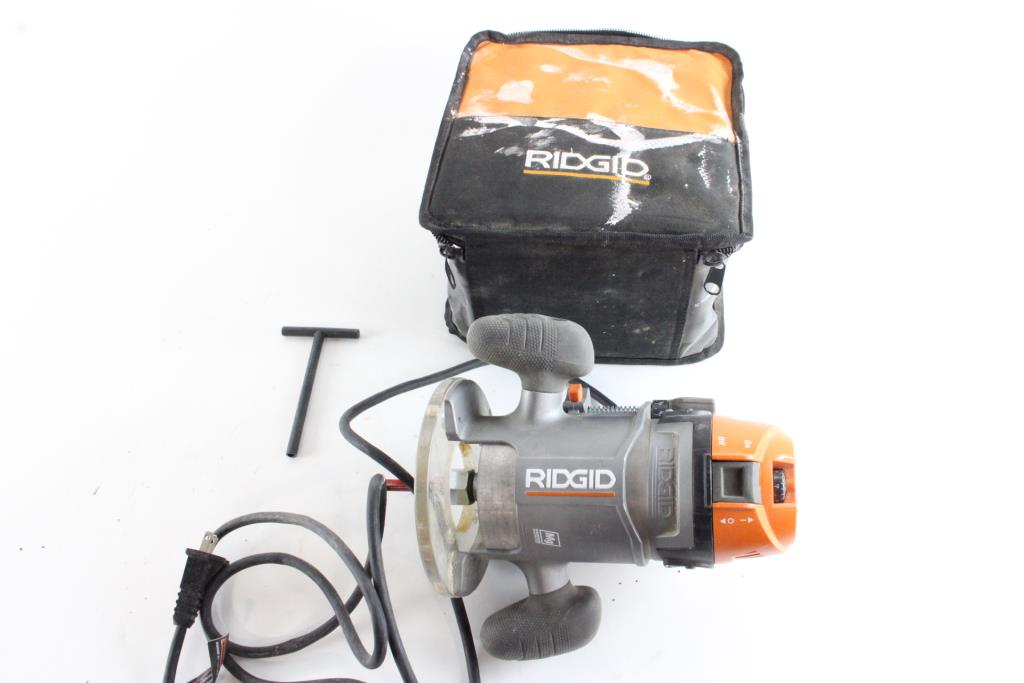 Ridgid Router With Case | Property Room