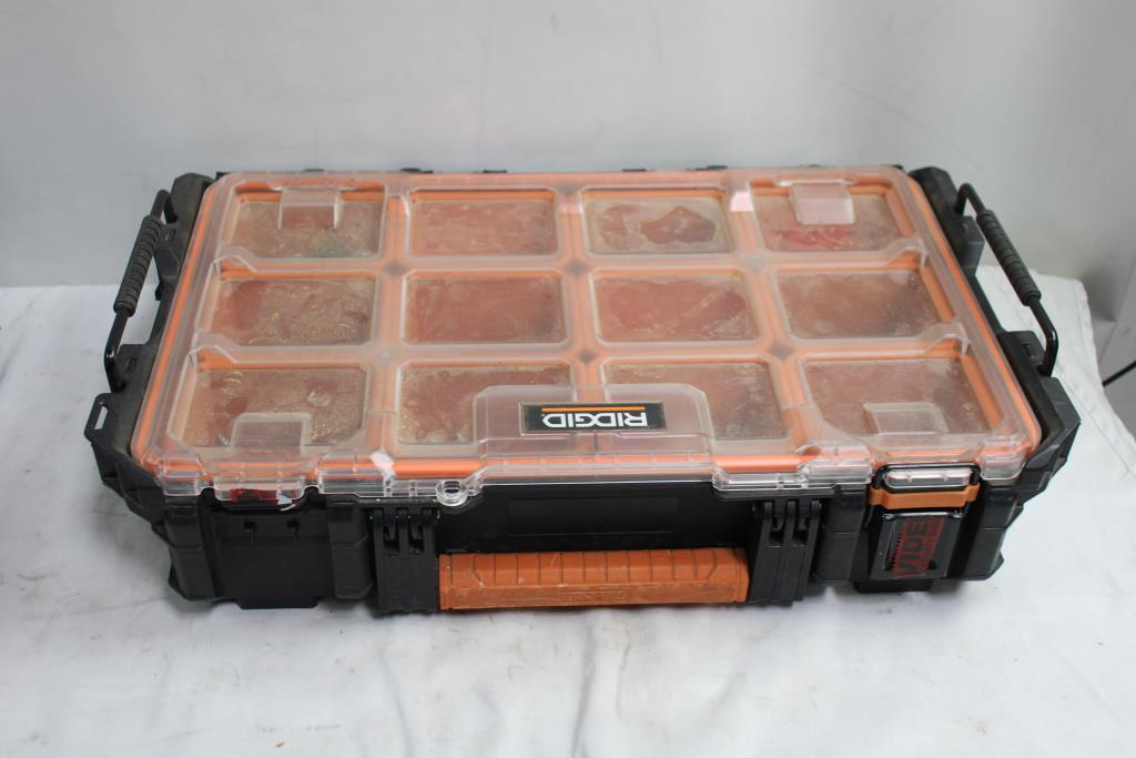 Ridgid Stackable Tool Box With Parts | Property Room